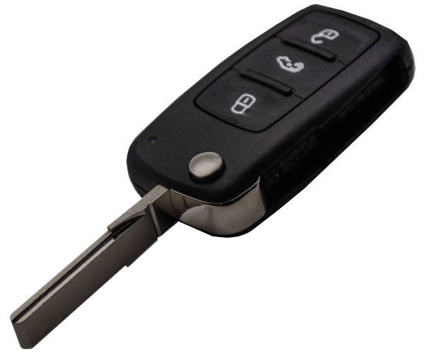 3D Group | [VGR50nl] OEM Volkswagen 4 Button Flip Remote (No Logo) - Flip